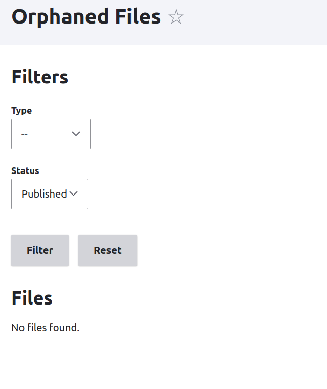 Orphaned Files | Drupal.org